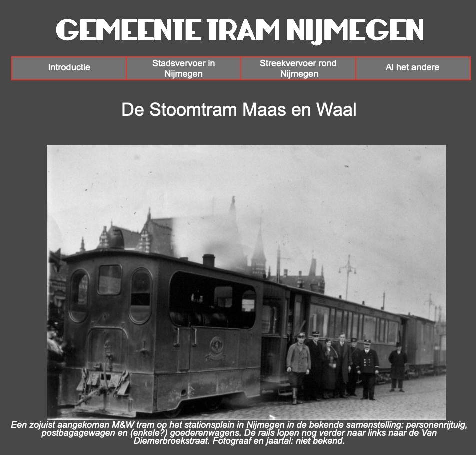 Stoomtram Maas & Waal – Modelspoorclub Maas en Waal
